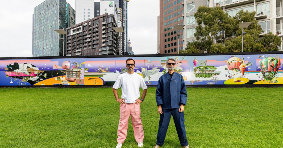 New artwork goes up on Arts Centre Melbourne hoarding to celebrate…